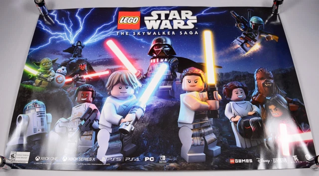 LEGO STAR WARS The Skywalker Saga 26"×17" Poster Gamestop Exclusive ...