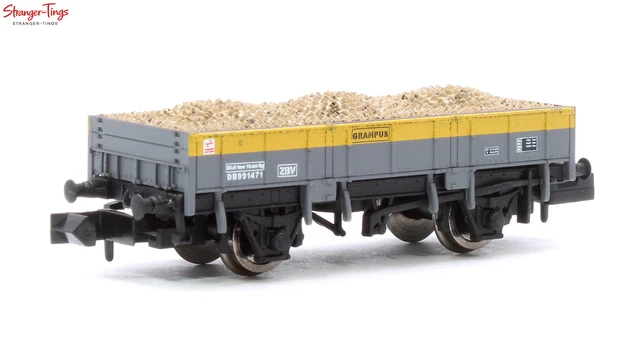 DAPOL GRAMPUS WAGON BR Dutch Yellow/Grey DB991471 N Gauge £17.99 ...