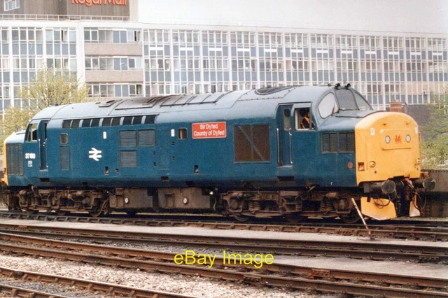 PHOTO RAILWAY 6X4 Class 37 37180 Light Engine Bristol Bath Rd c1985 £2. ...