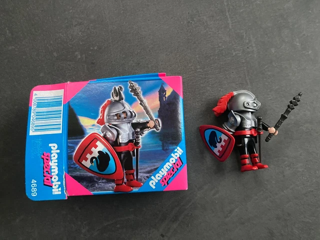PLAYMOBIL 4689 CHEVALIER du Cygne Spécial Moyen Âge Château History ...