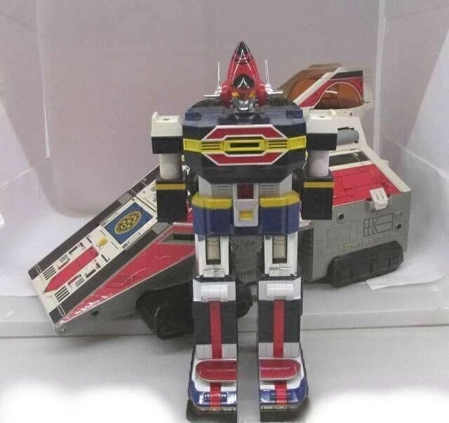 BANDAI SCIENCE ESCADRON Dynaman Dx Dyna Robo & Dyjupiter Set 1980s ...