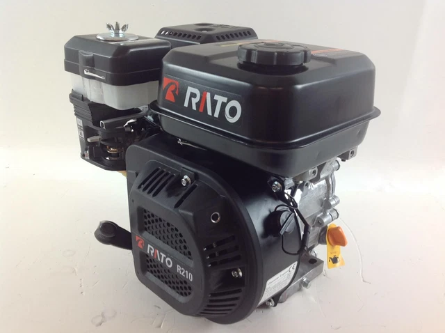 MOTEUR COMPLET ESSENCE Rato R210 Motoculteur Arbre 23 MM Cônique 212cc ...