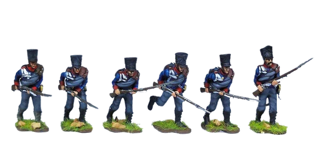 NAPOLEONIC 28MM PRUSSIAN Musketeers Attacking, Wargames and Collectors ...