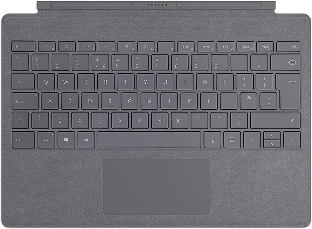 MICROSOFT SURFACE PRO 3/4/5/6/7 Type Cover/Keyboard. UK English . (Used ...