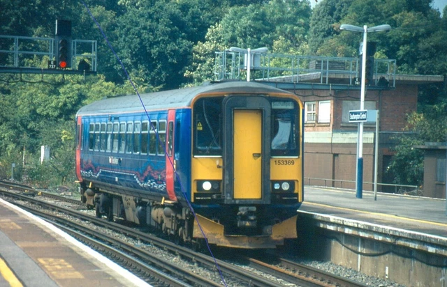 ORIGINAL DIESEL RAILWAY Train Colour Slide First Great Western Class ...