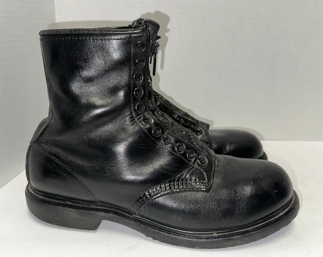 VTG RED WING Zip Up Firefighter Combat Boots Steel Toe USA Men's Sz 12 ...