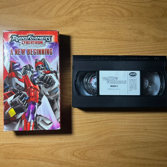 TRANSFORMERS CYBERTRON ROBOTS In Disguise (2005 VHS) Promo Copy A New ...
