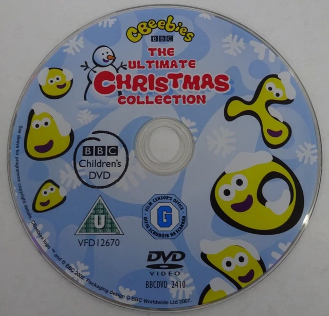 CBEEBIES THE ULTIMATE Christmas Collection - Dvd - No Case - Disc Only ...