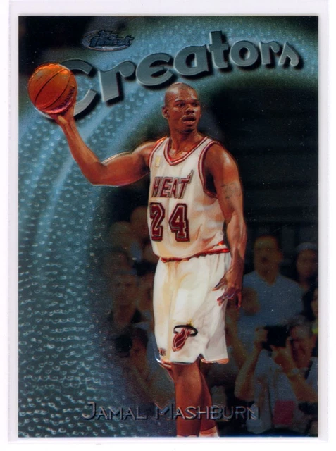 1997-98 TOPPS ARGENT fin rare jamal gaufré mashburn chaleur #277 EUR 5 ...