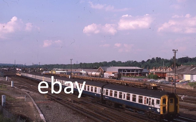 ORIGINAL 35MM RAILWAY SLIDE BR EMU 8001/73136/73148 EASTL:EIGH 7/6/88 £ ...