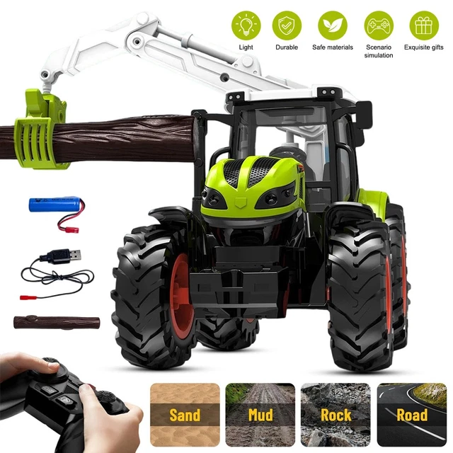 REMOTE CONTROL TRACTOR 1:24 Rc Farm Tractor Rc Truck Toy Vehicle For ...