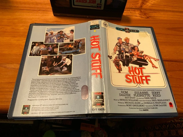 HOT STUFF EX-RENTAL VHS video tape cassette. 80's, 90's, vintage, retro ...
