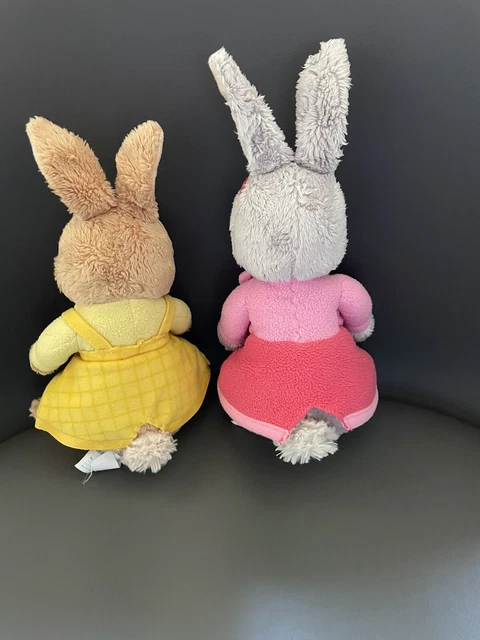 CBEEBIES PETER RABBIT Cottontail And Lily Bobtail Soft Toy VGC £35.00 ...