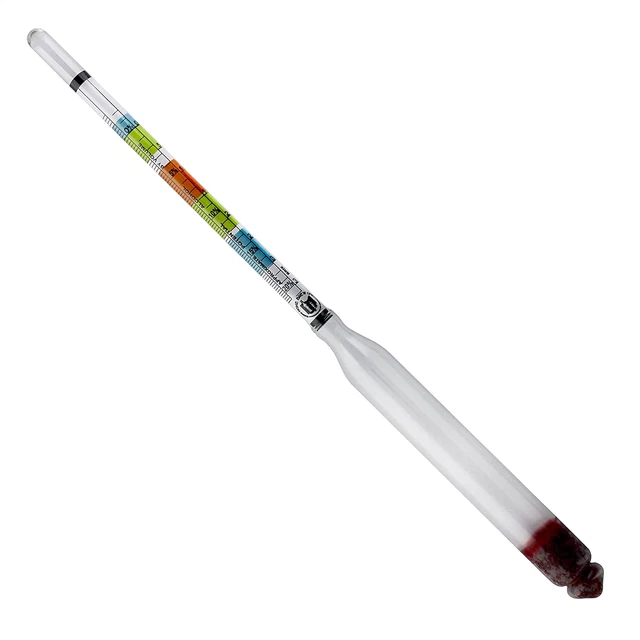 FASTRACK TRIPLE-SCALE HYDROMETER - ABV Hydrometer - Specific Gravity ...