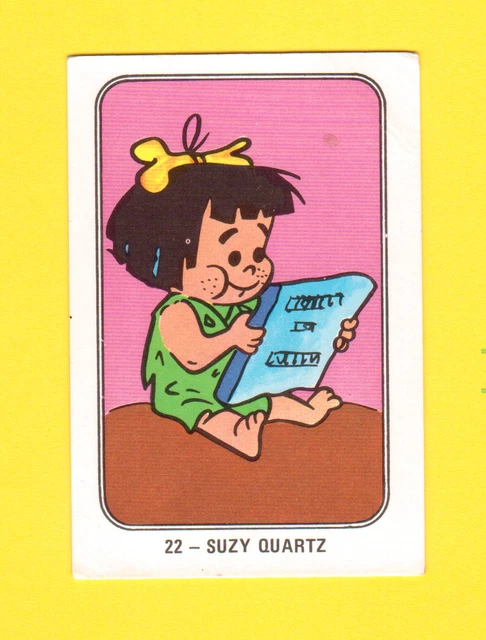THE FLINTSTONES SUZY Quartz 1960s Hanna Barbera Cartoon Card from Spain ...