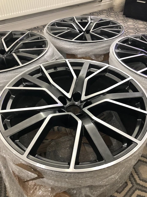 Genuine Audi A5 S5 Rs5 Alloy 20 Wheels B8 B9 Rs4 Black Edn Diamond