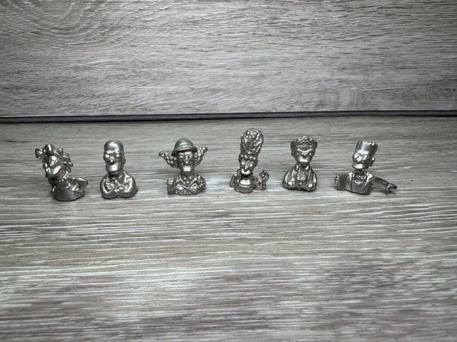 THE SIMPSONS CLUEDO spares. Full set of pewter figures £4.37 - PicClick UK