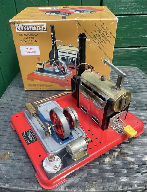 MAMOD SP4 STEAM Engine With Dynamo In Original Box £99.52 - PicClick UK