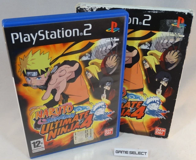 NARUTO ULTIMATE NINJA 4 Shippuden Sony Ps2 Playstation 2 Pal Complet ...