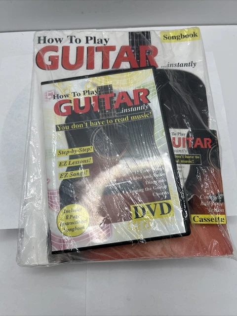 HOW TO PLAY Guitar instantly DVD & Songbook EZ Songs Instructional ...