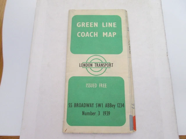 LONDON TRANSPORT COUNTRY Buses Route Map & Index Places Served 1963/ ...