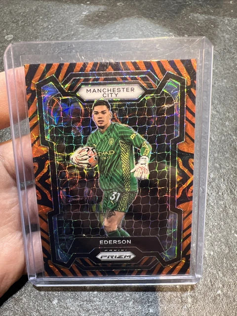 2023-24 PANINI PRIZM Premier League Ederson Tiger Choice Man City SP ...