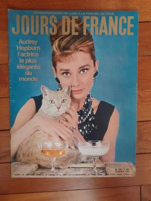 JOURS DE FRANCE N° 376 AUDREY HEPBURN l'actrice la plus élégante du ...