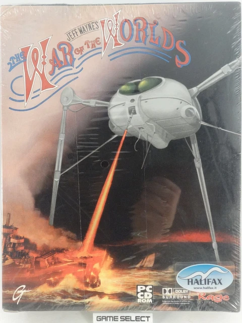 JEFF WAYNE'S THE War Of The Worlds PC Ordinateur Grande Boîte - Neuf ...