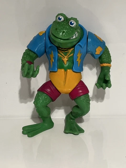 TEENAGE MUTANT NINJA Turtles Genghis Frog Action Figure Playmates ...