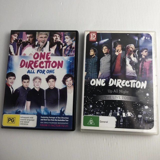 1D ONE DIRECTION Up All Night Tour + All For One DVD Region 4 Music ...