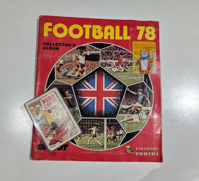 PANINI FOOTBALL 78 Sticker Album Complete Excellent Condition ...