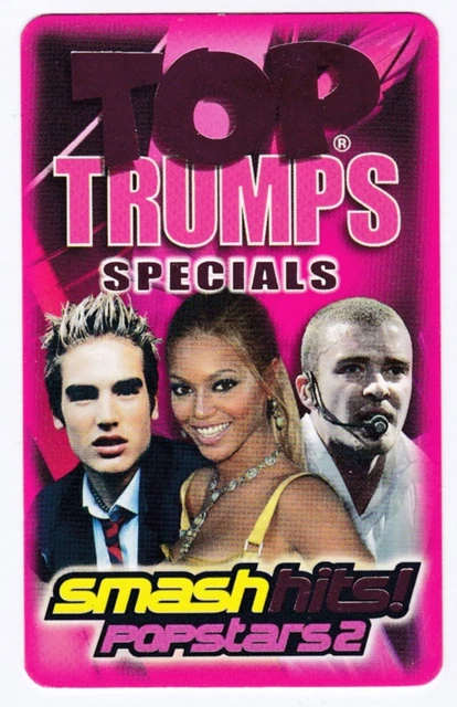 CHESTER - LINKIN Park, Smash Hits! - Pop Stars 2, Rare Top Trumps ...