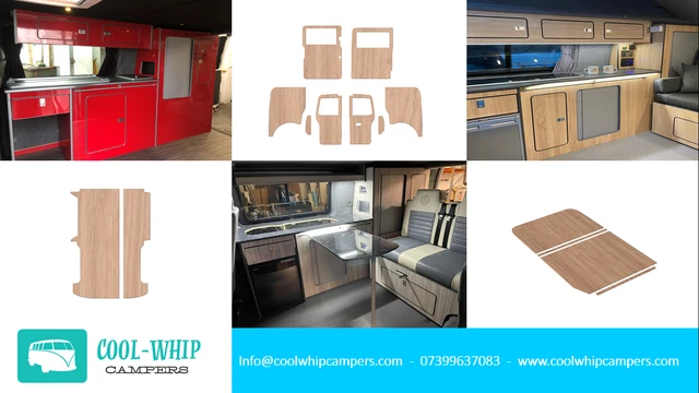 FORD TRANSIT CUSTOM Full Height Ply Lining Kit - SWB - Barn doors- Twin ...