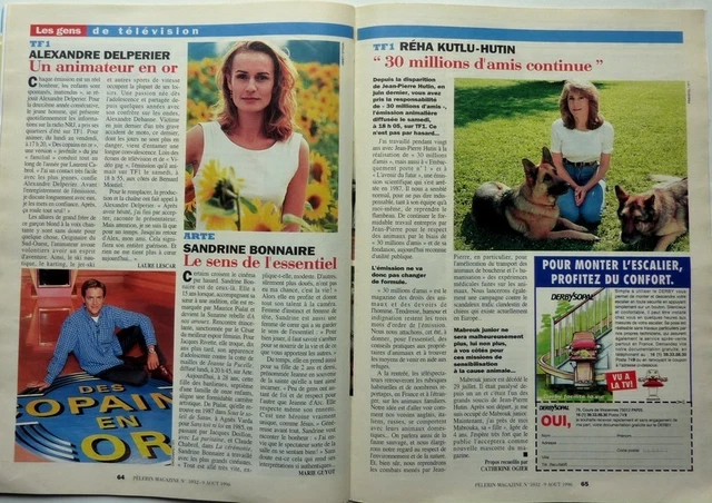 MAG PELERIN 1996: SHEILA_DAVE_CHARLTON HESTON_SANDRINE BONNAIRE EUR 8 ...