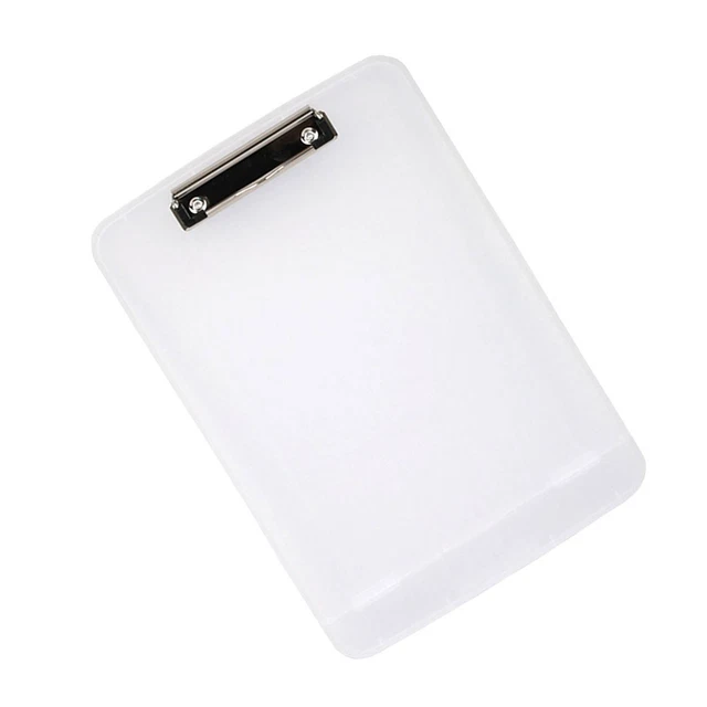 WRITING PAD FILE Cover Paper Holder Clipboard A4 Paper Holder Clip ...
