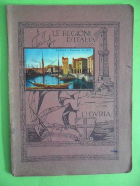 QUADERNO DI SCUOLA. Le Regioni D'italia. Liguria. Cartiere Pigna Anni ...