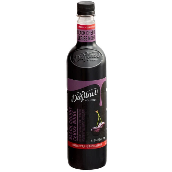 DAVINCI GOURMET CLASSIC Black Cherry Flavoring / Fruit Syrup 750 mL ...