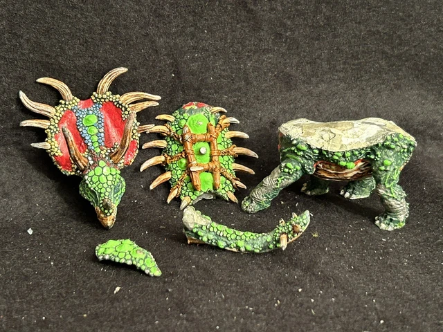 GAMES WORKSHOP WARHAMMER Stegadon Lizardmen Monster Metal Oldhammer OOP ...