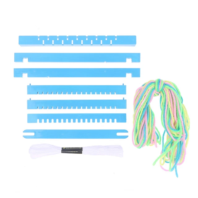 DIY LOOM KNITTING Machine Weaving Loom Frame Sewing Tool Physics ...