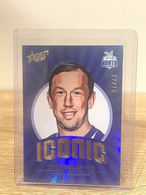 2023 AFL FOOTY Stars - Iconic - Todd Goldstein North Melbourne Fc #27/ ...