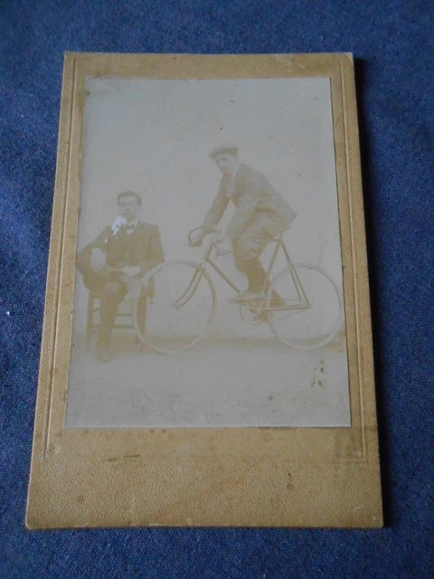 ANCIENNE PHOTO ALBUMINE Cycle Velo EUR 14,90 - PicClick FR