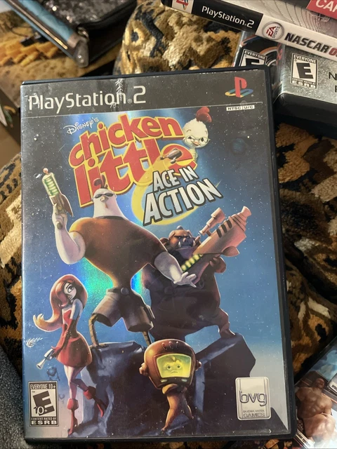 DISNEY'S CHICKEN LITTLE Ace in Action PlayStation 2 PS2 Complete in Box ...
