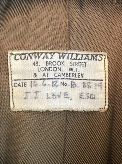 WW2. CONWAY WILLIAMS. British Army. Tank corps. Tunic. Mens UK Small ...