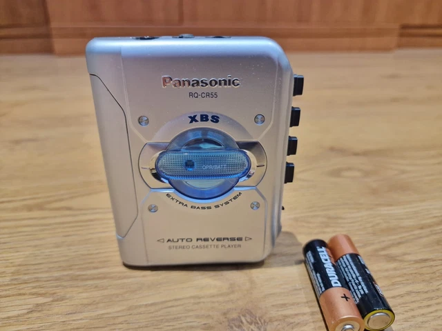 PANASONIC RQ-CR55 XBS Extra Bass Auto Reverse Lettore Cassette ...