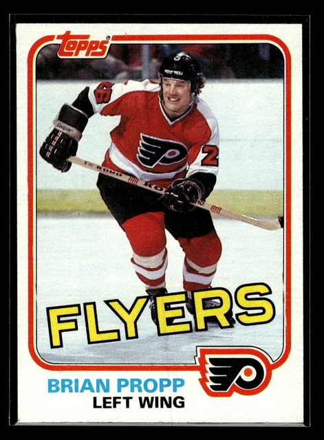 1981-82 TOPPS HOCKEY #E110 Brian Propp "Set Break" comme neuf ...