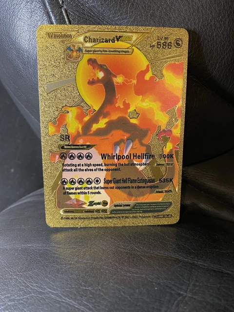 POKEMON CHARIZARD VMAX Gold Foil 🔥Fan Art 🔥 G-Max Wildfire Near Mint Condition $6.00 - PicClick CA