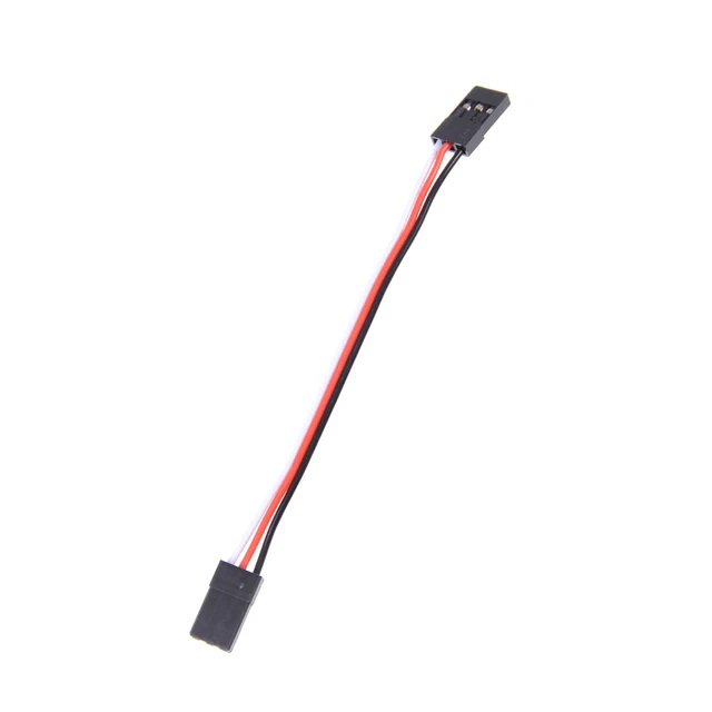 10 X 3PIN 10cm Servo Extension Lead Wire for Futaba RC Connector Cable ...