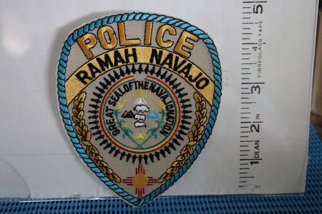 TRIBAL INDIAN POLICE patch RAMAH NAVAJO NATION POLICE NEW MEXICO $13.88 ...