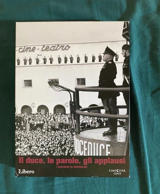 COFANETTO 6 DVD i discorsi del Duce. Il Duce.Le Parole. Gli Applausi ...