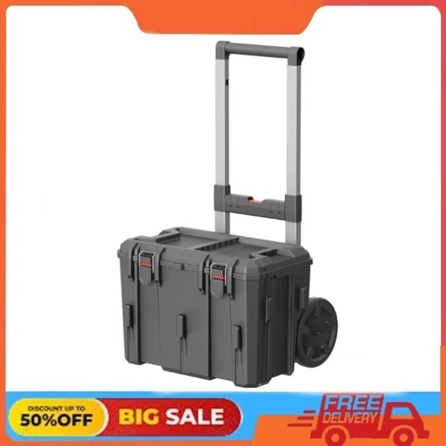 HYPER TOUGH HYPER Stack Rolling Tool Storage Base Box, Black $47.44 ...